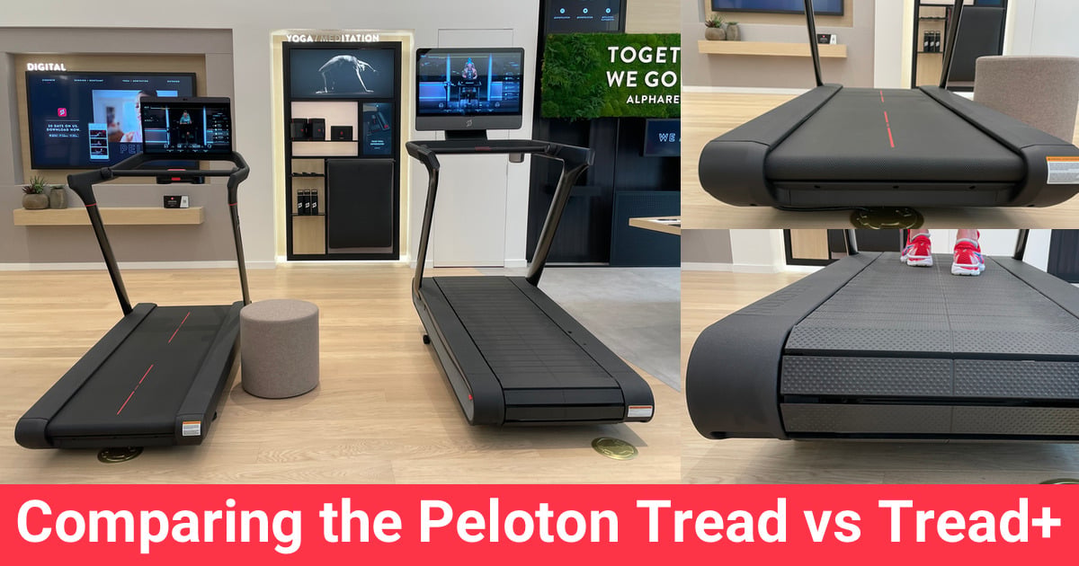 Peloton Tread vs Tread+ (Plus): Comparison of feature differences ...
