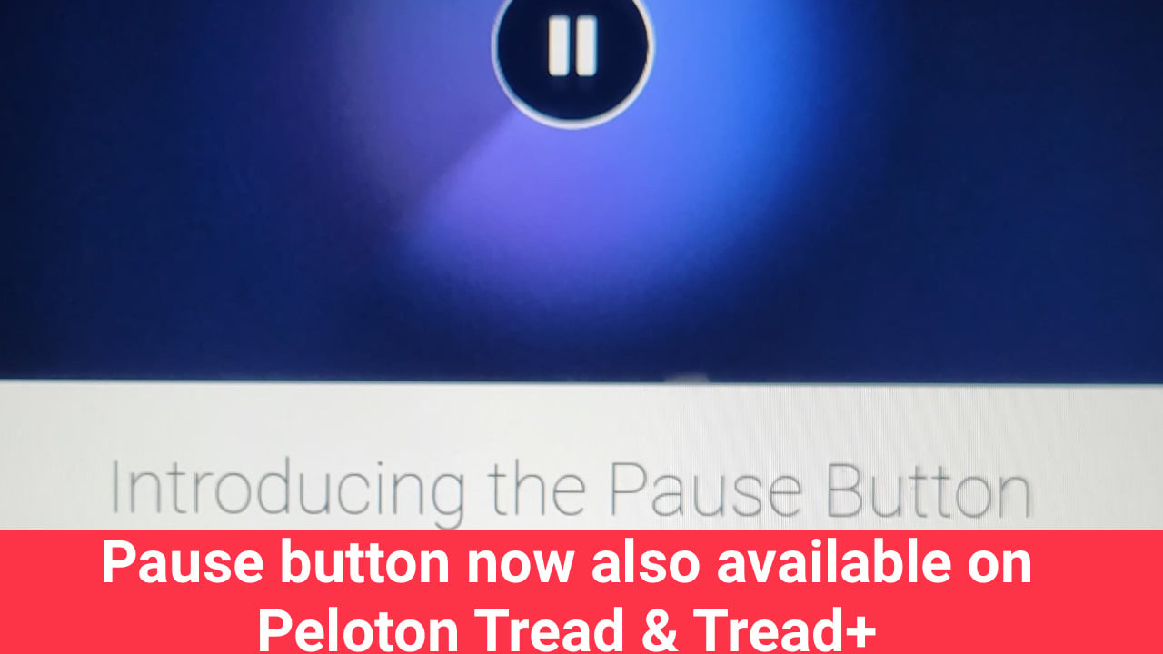 Pause Button Arrives for Peloton Tread & Tread+ - Peloton Buddy
