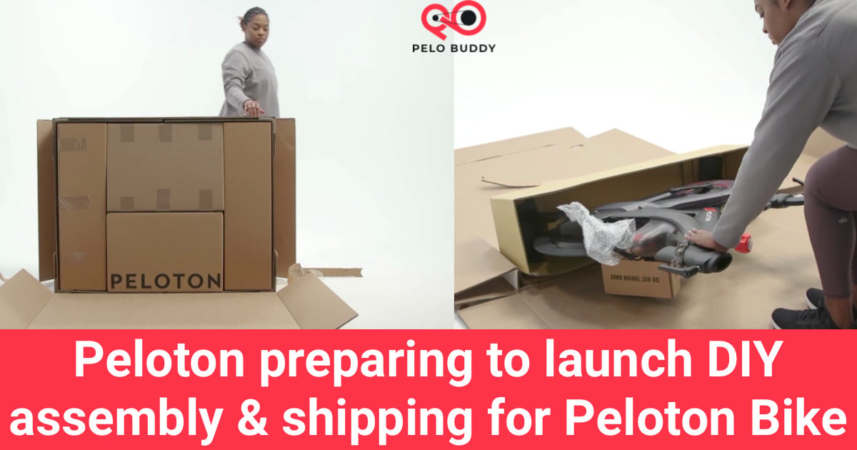 Peloton prepares for DIY self-assembly of original Peloton Bike ...