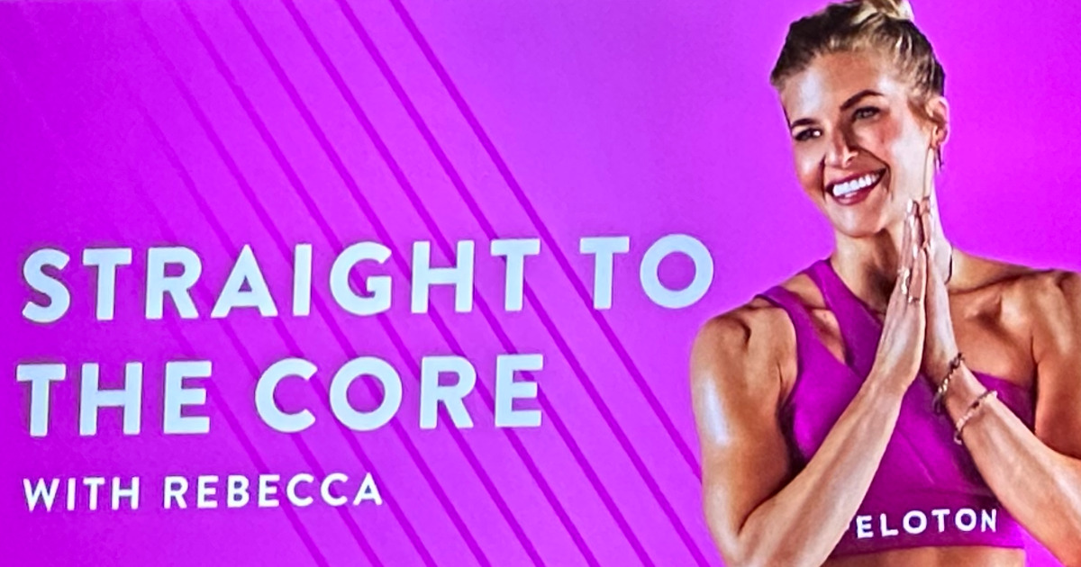 New Peloton "Straight to the Core" Program with Rebecca Kennedy ...
