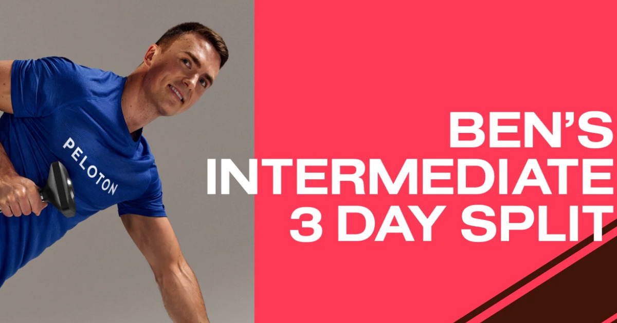 Ben Alldis' Intermediate 3 Day Split Strength Program on Peloton ...