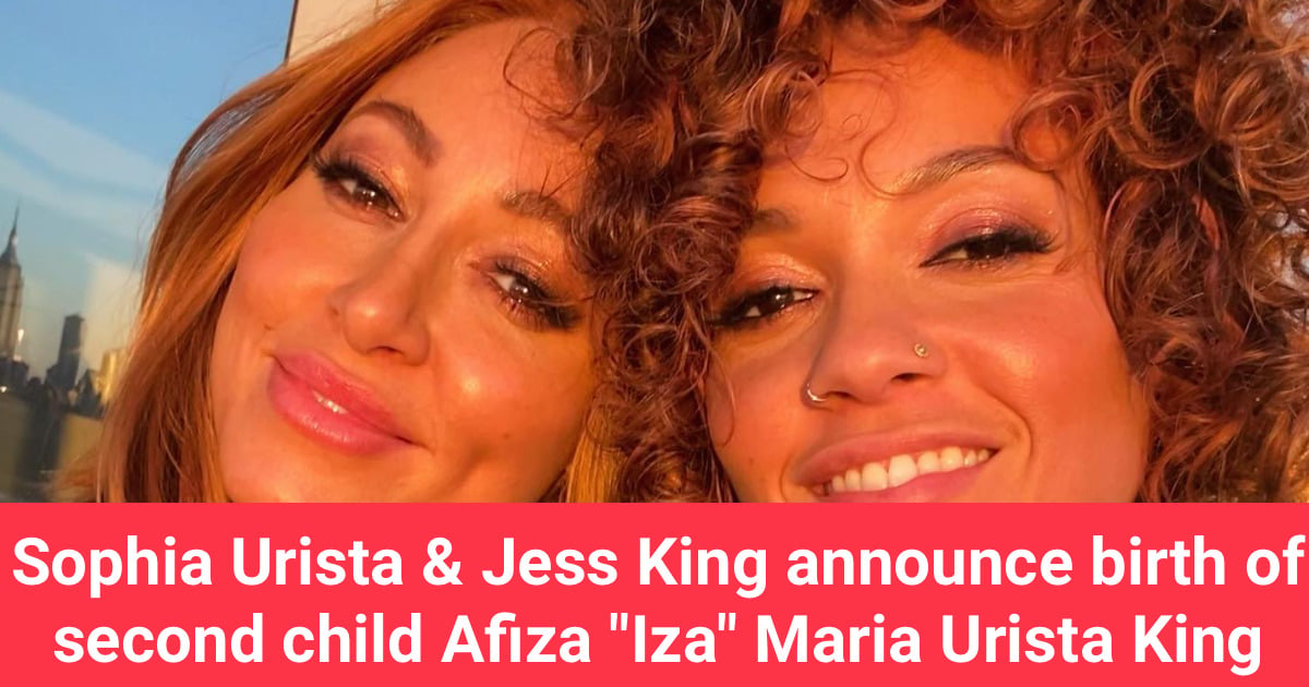 Sophia Urista & Jess King announce birth of second child Afiza "Iza ...
