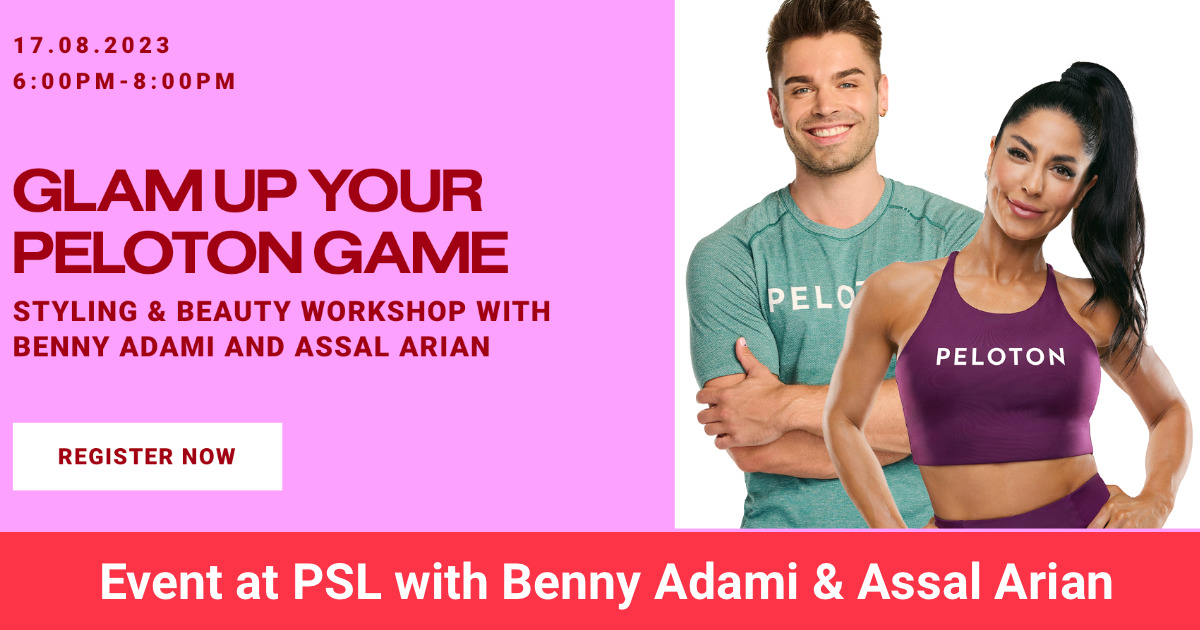 "Glam Up Your Peloton Game" Styling & Beauty Workshop Event with Benny ...