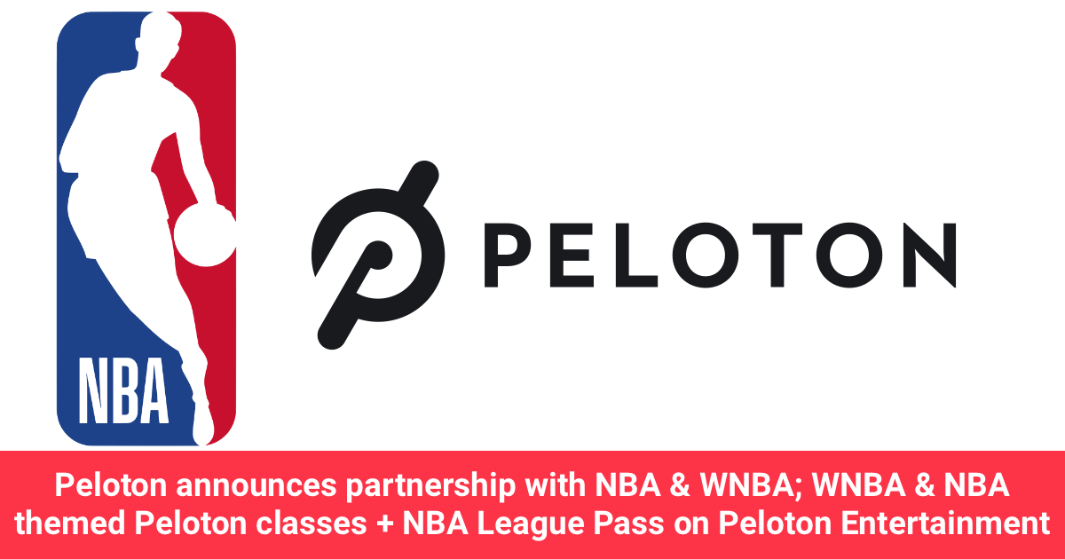Peloton announces partnership with NBA & WNBA; WNBA & NBA themed ...