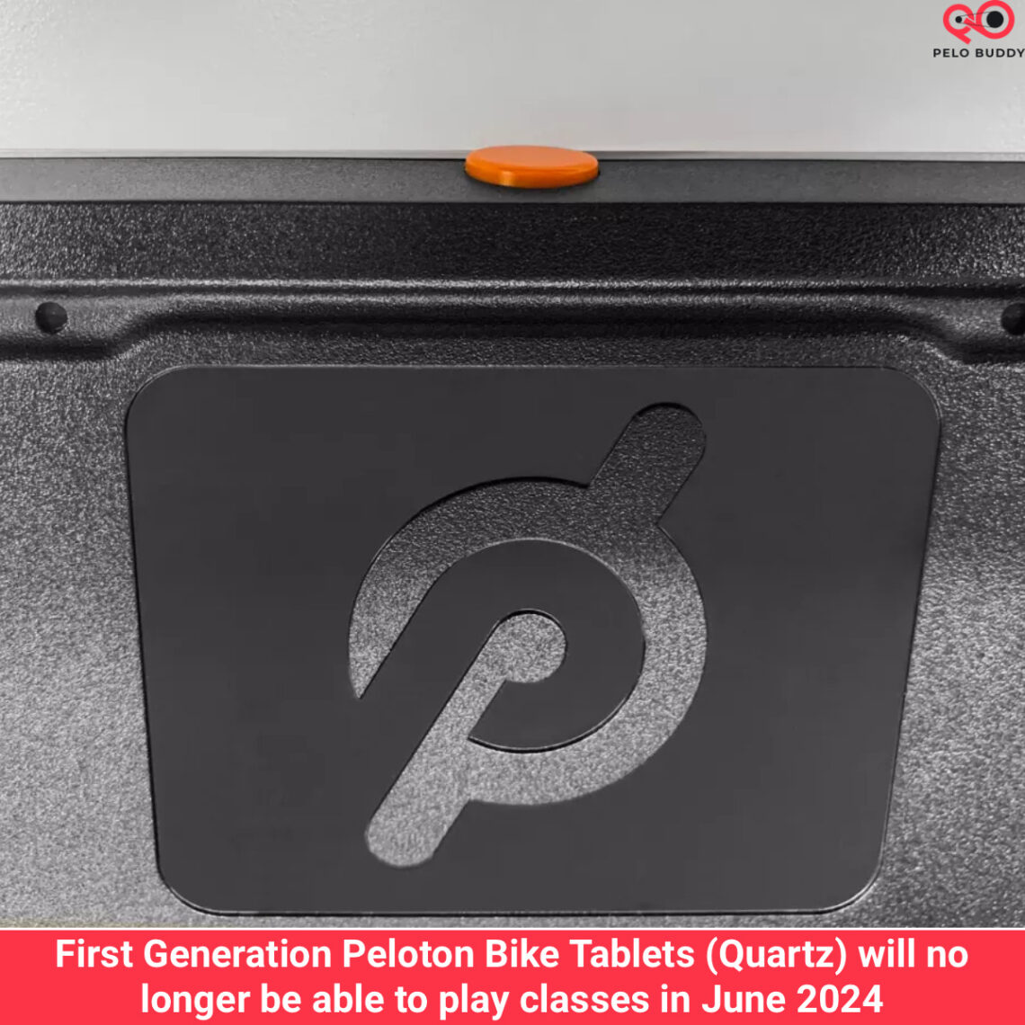 First Generation Peloton Bike Tablets (Quartz) Will No Longer Be Able ...