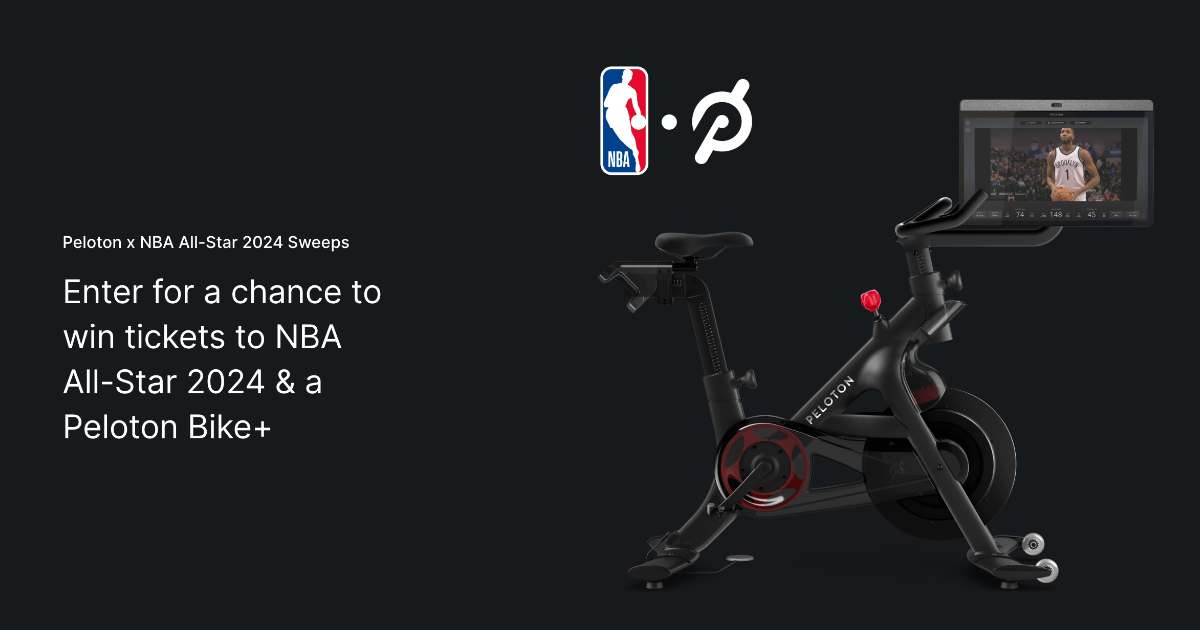 Peloton x NBA Contest to Offer Tickets to 2024 NBA All Star Game ...