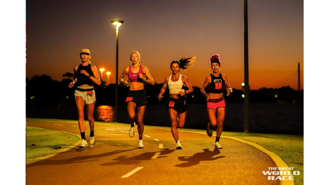 Becs Gentry wins second place in The Great World Race 2024 (7 marathons ...