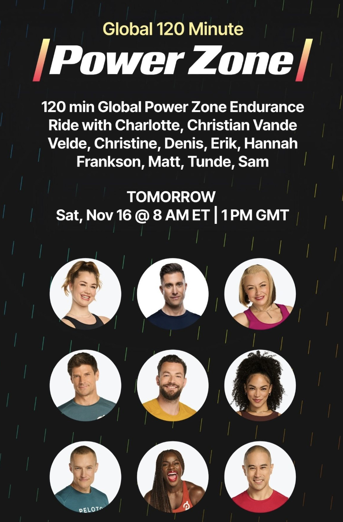 Peloton to Hold 120 Minute "Global Power Zone Ride," Plus New Classes ...