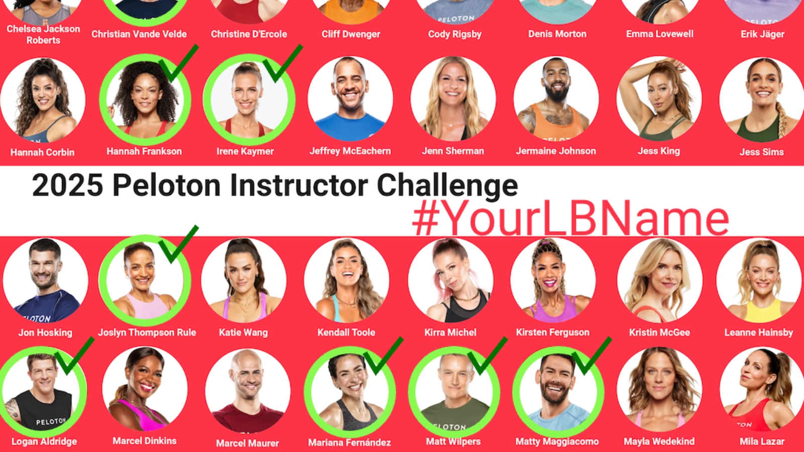 Peloton Instructor Challenge Tool - Peloton Buddy