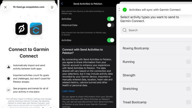 New feature: Export Peloton workouts to Garmin Connect (two-way sync ...